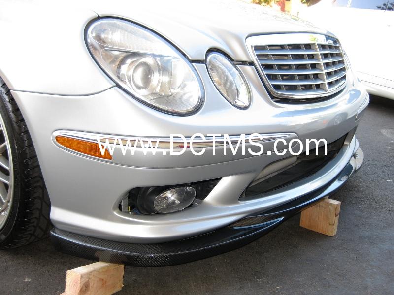 DCT MOTOR SPORTS AMG E55 W211 FRONT add on lip spoiler - MBWorld.org Forums