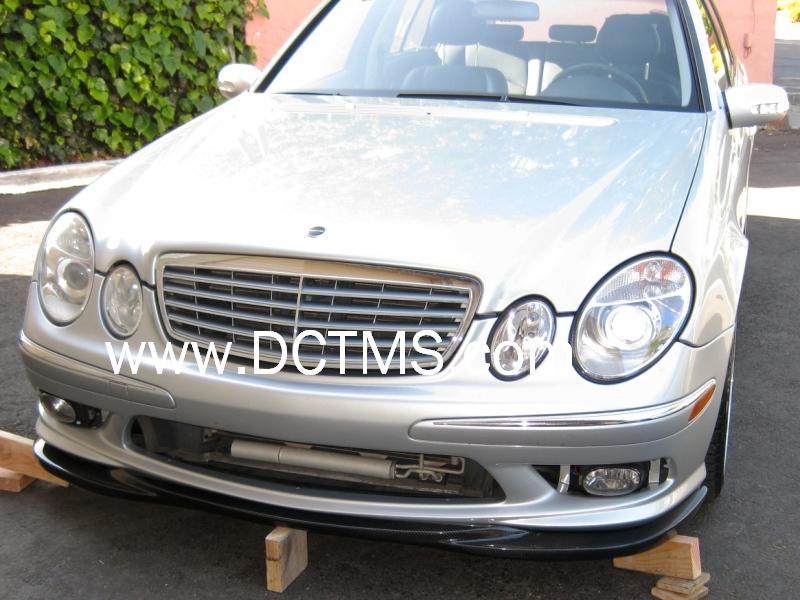 DCT MOTOR SPORTS AMG E55 W211 FRONT add on lip spoiler - MBWorld.org Forums