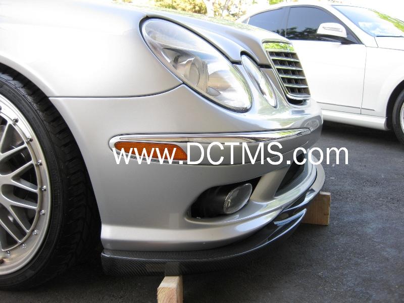 DCT MOTOR SPORTS AMG E55 W211 FRONT add on lip spoiler - MBWorld.org Forums