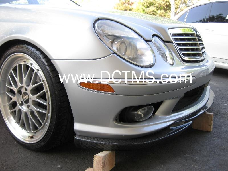 DCT MOTOR SPORTS AMG E55 W211 FRONT add on lip spoiler - MBWorld.org Forums
